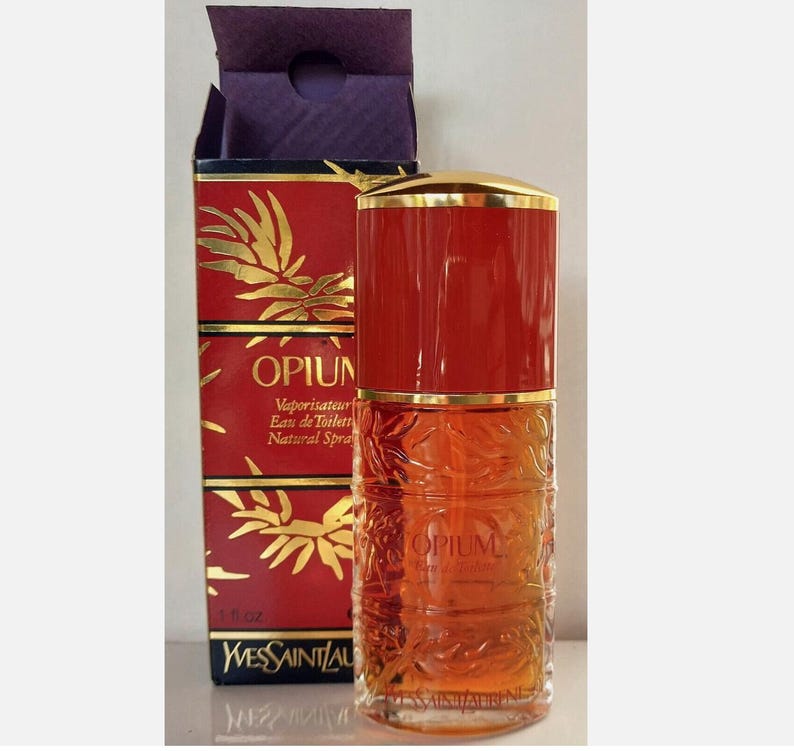 Opium Eau De Toilette 1 Fl Oz 30 Ml Spray Yves Saint Laurent With Box ...