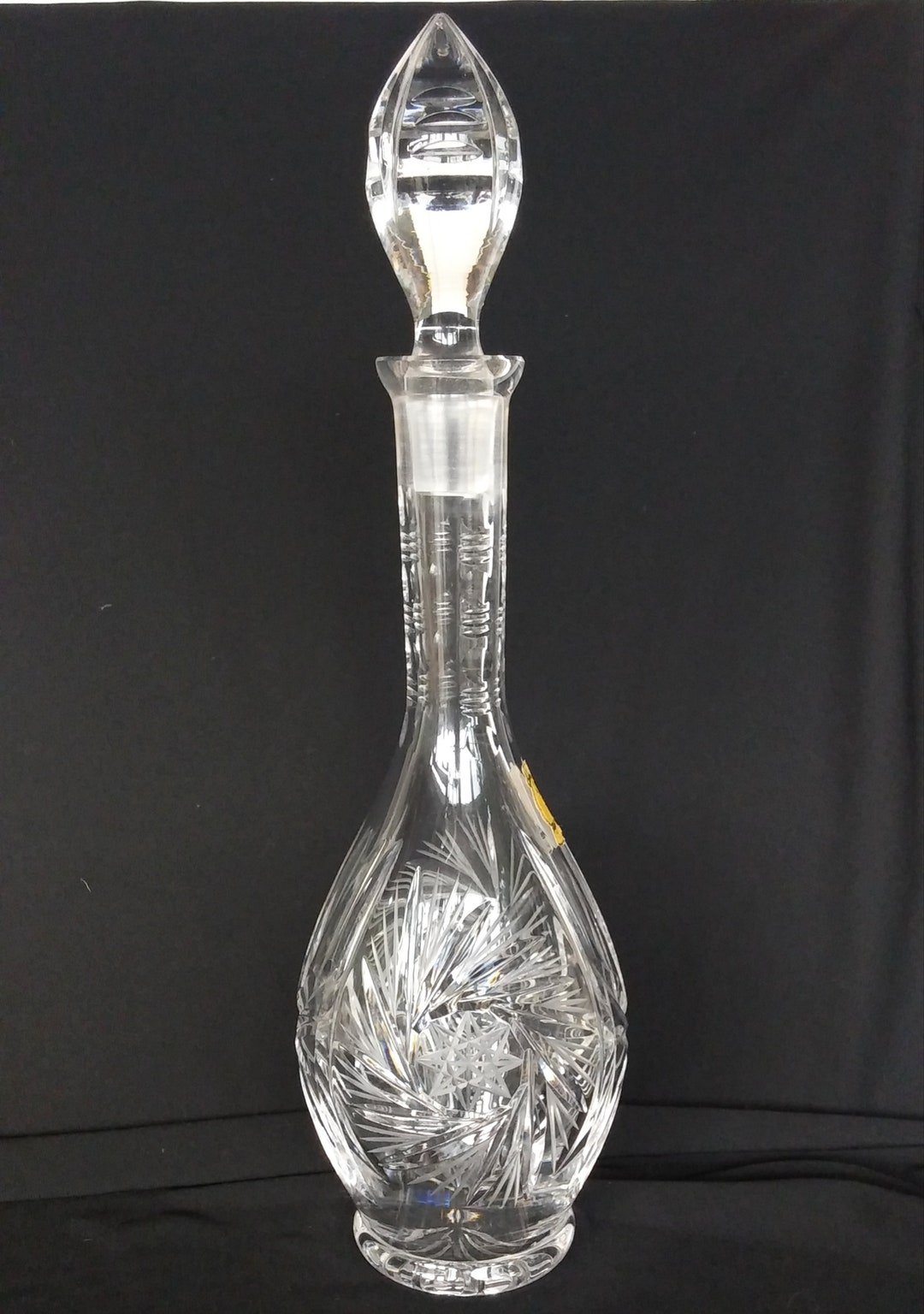 Imperlux German Cut Lead Crystal Decanter With Stopper and - Etsy