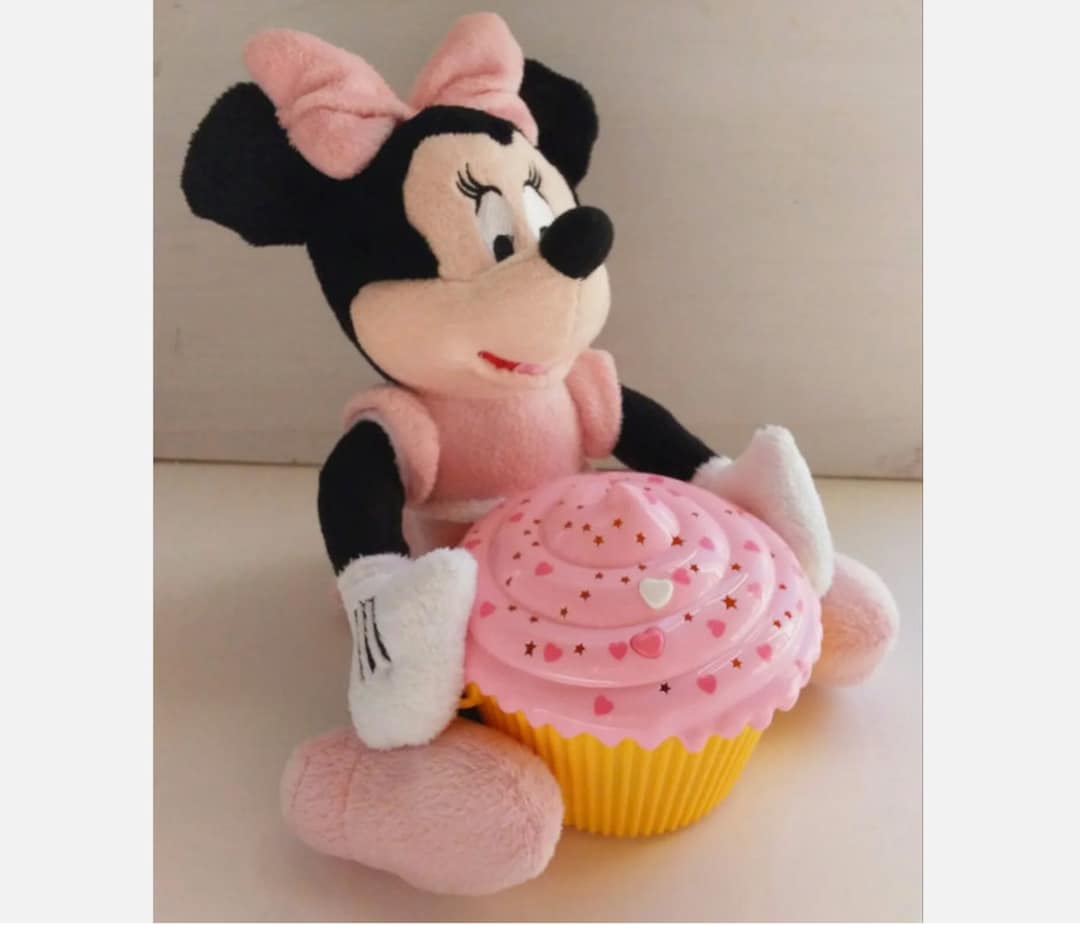 Minnie Mouse Night Light Ceiling Projector Dreamy Stars Soother Plush ...