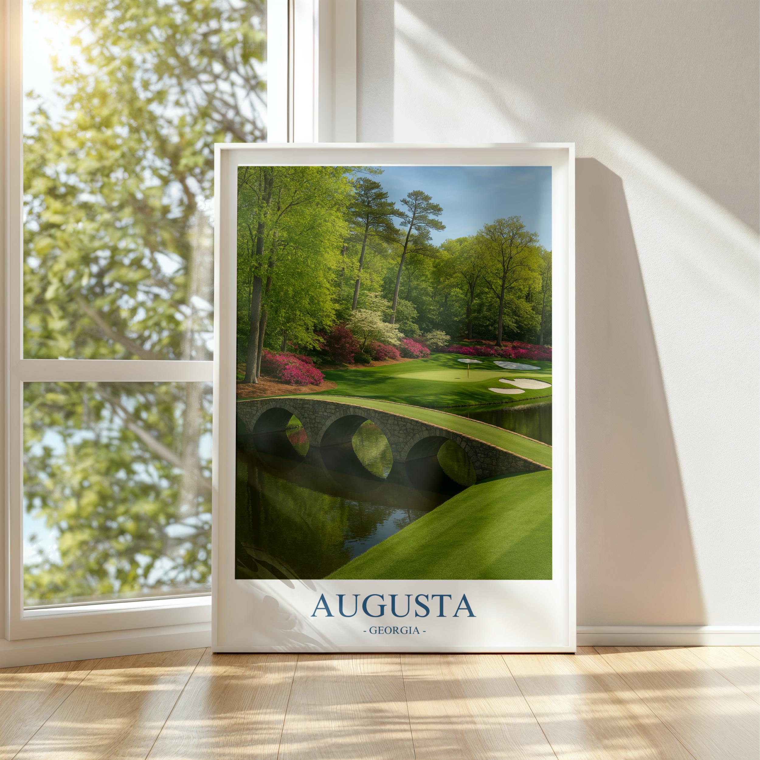 Set of 3 Golf Prints – Augusta, Pebble Beach & TPC Sawgrass | Golf Wall ...