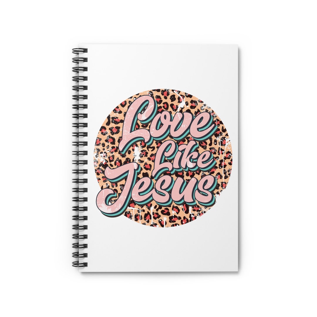 Christian Spiral Notebook, Biblical Notebook, Valentine's Day Gift for ...