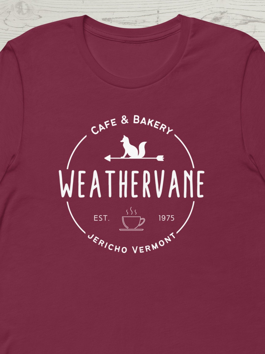 Weathervane Cafe and Bakery Unisex Tee Shirt, Wednesday Inspired. - Etsy