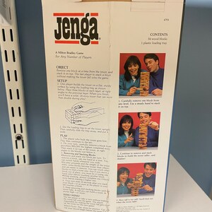 Jenga Original 1986 New in Box - Vintage - Etsy