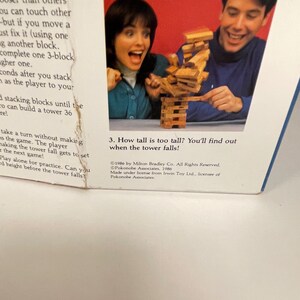 Jenga Original 1986 New in Box - Vintage - Etsy