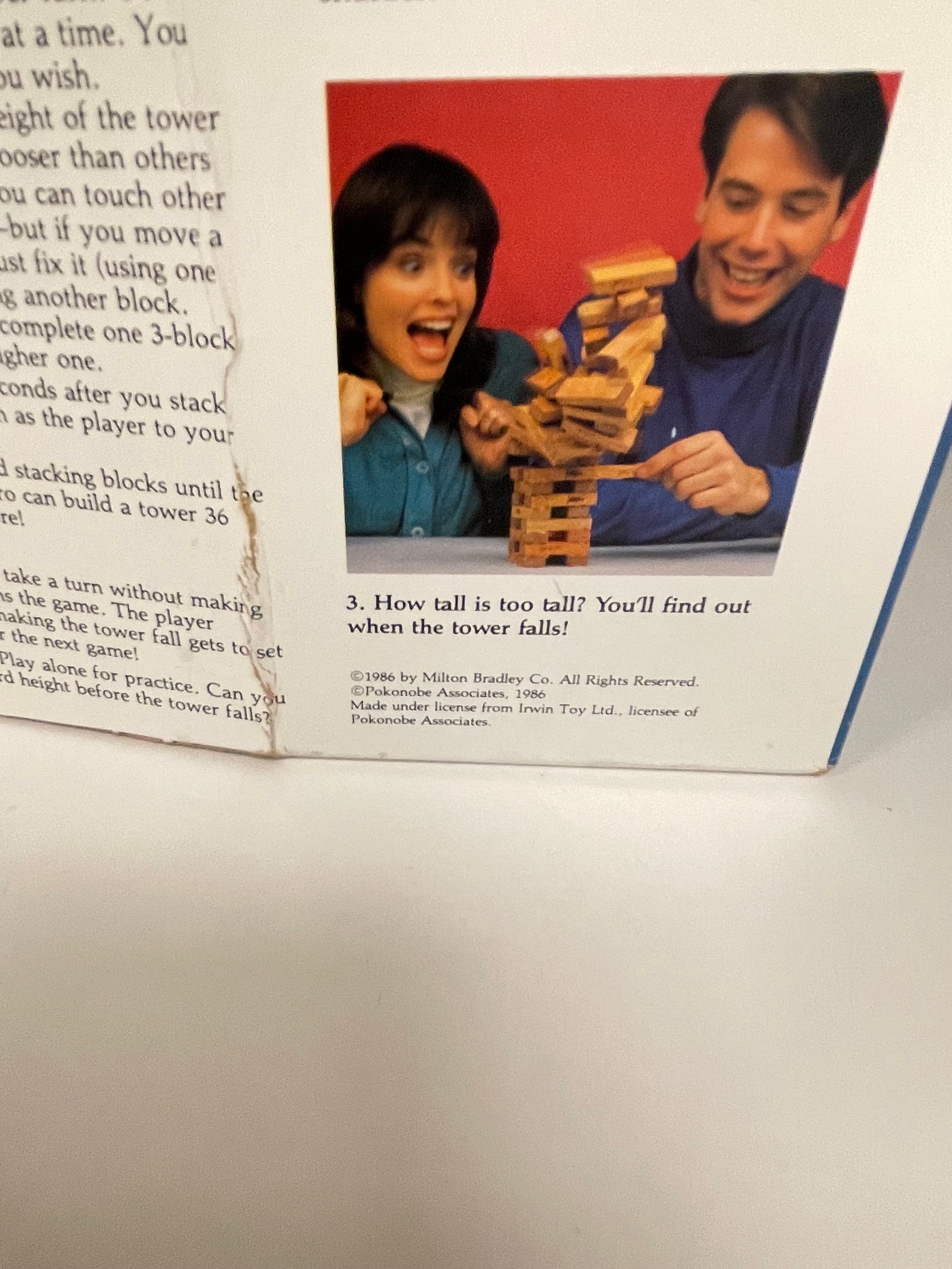 Jenga Original 1986 New in Box - Vintage - Etsy UK