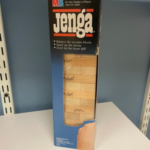 Jenga Original 1986 New in Box - Vintage - Etsy UK