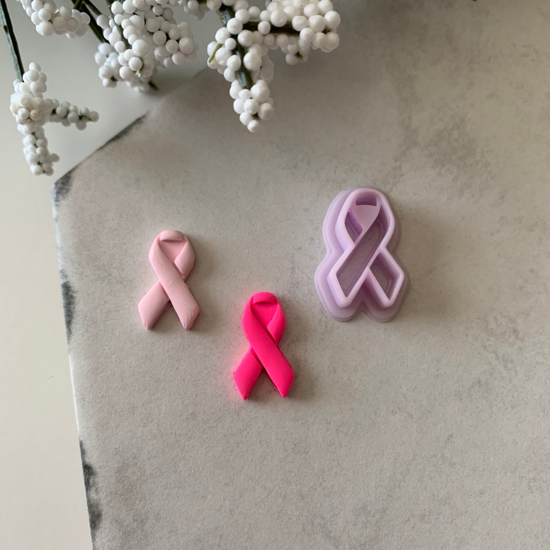 Awareness Ribbon Cutter | 0.75"-1.25" | Polymer Clay Cutter Earrings - Etsy