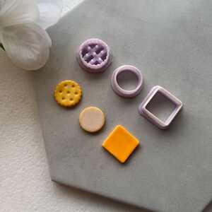 Cracker Sandwich Cutter (set) | 0.75"-1.25" | Polymer Clay Cutter ...