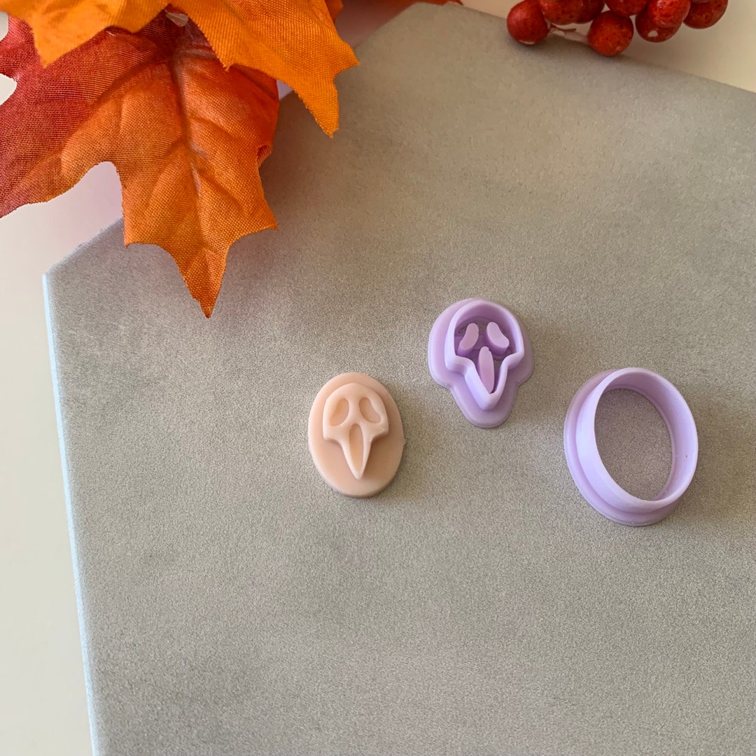 Scream Cutter 0.751.25 Polymer Clay Cutter Autumn Clay Cutters Fall ...