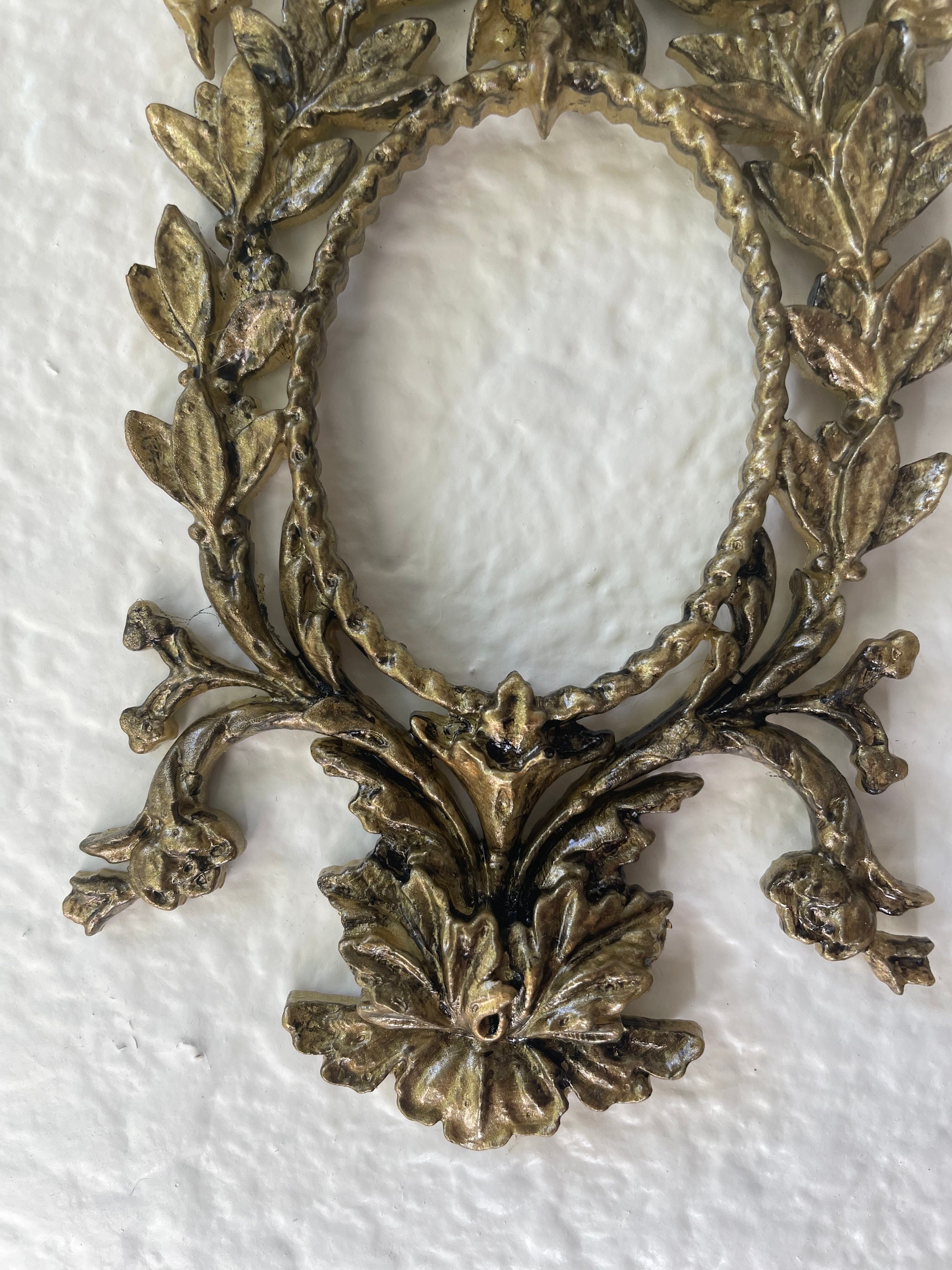 Vintage Resin Oval Gold Frame for Gallery Wall European Gilded Frame ...