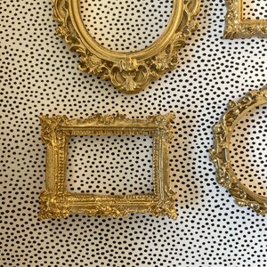 Miniature Gilded Frame Tiny Frame Dollhouse Art Frame Miniature Gilded ...