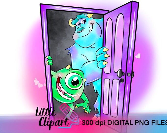 DESCARGA DIGITAL, imágenes prediseñadas de puerta de monstruos de ...