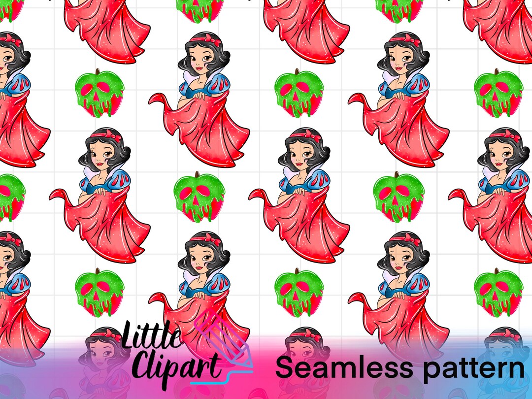 DIGITAL DOWNLOAD, Watercolor Snow White Pattern White , Watercolor ...