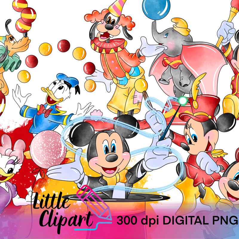 Mickey Mouse Circus - Etsy