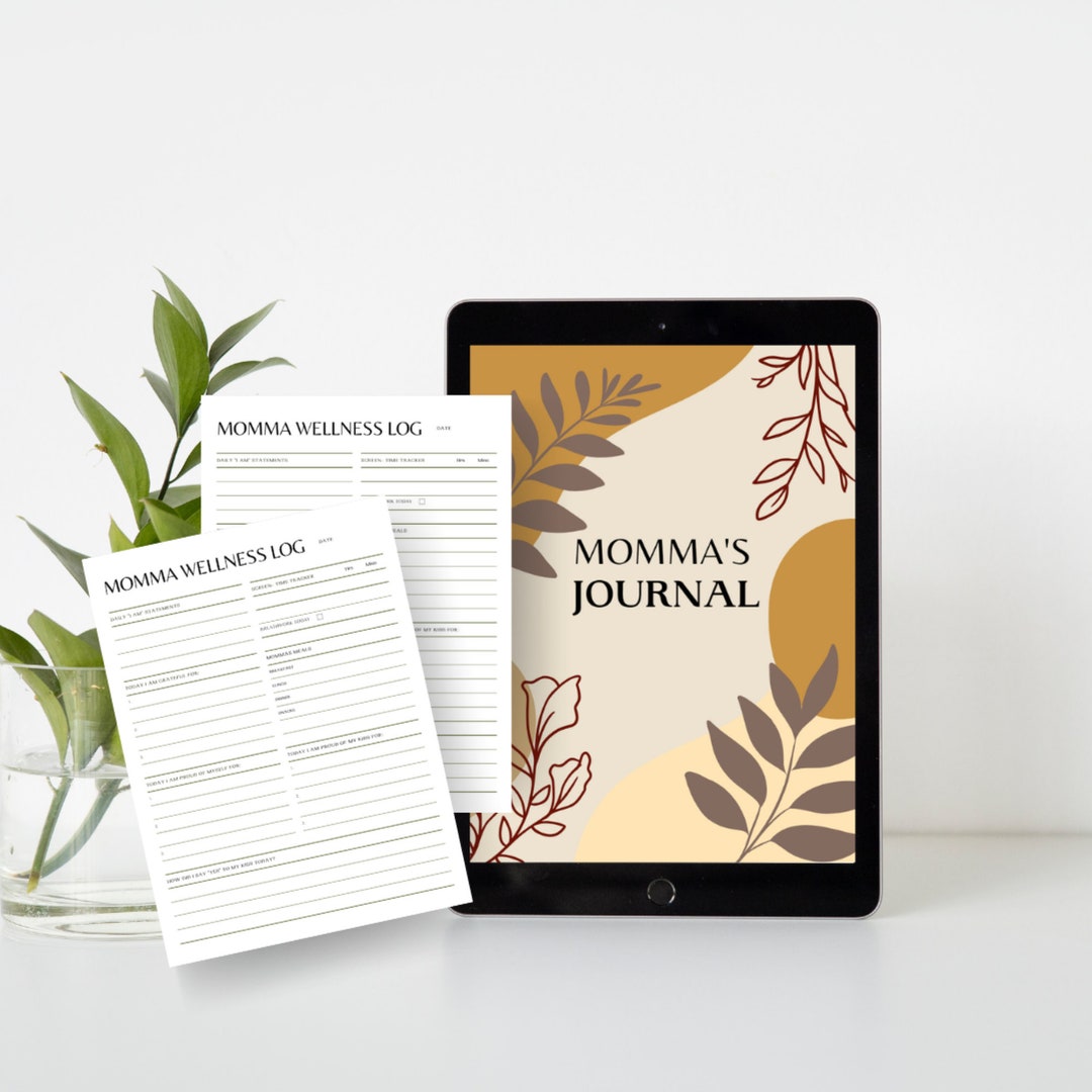 Mindset Journal for Moms, Printable Digital Download, Mom Empowerment ...