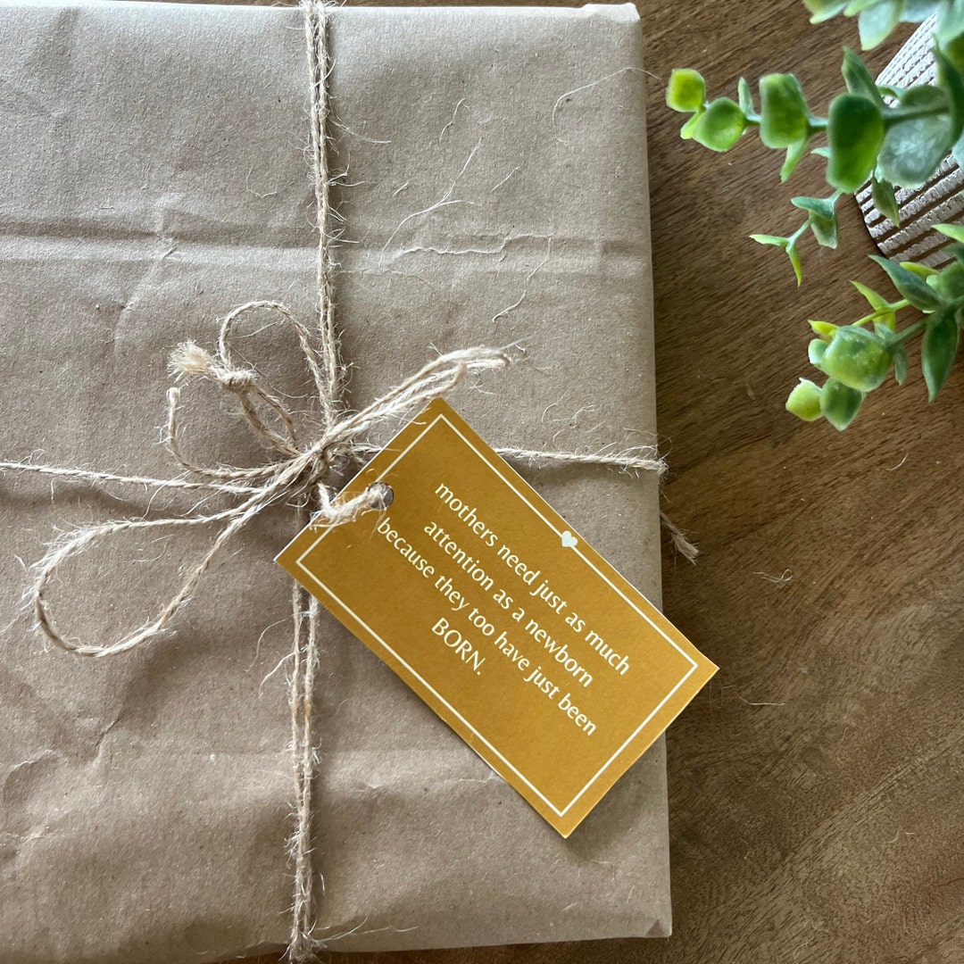 Printable New Mom Gift Tags, Baby Shower Decor, Digital Printables ...