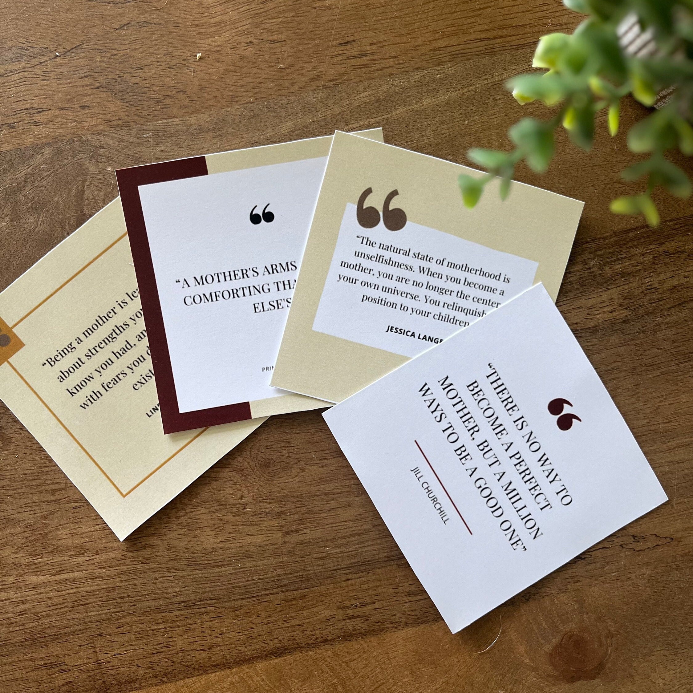Positive Quote Card Deck for Moms Empowering Mom - Etsy