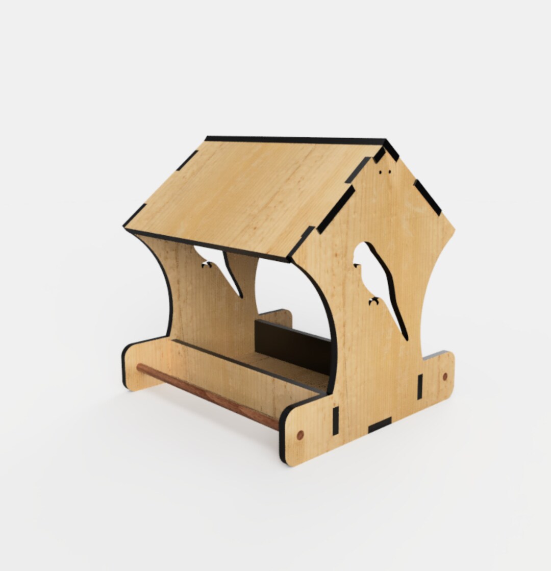 Bird Feeder, 9mm & 6mm Laser Cut Files - Etsy