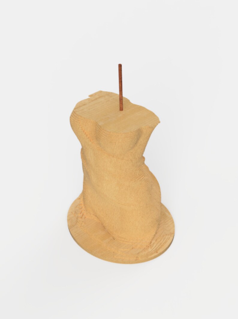 Elegant 3D Women's Torso Vector Template Perfect for Laser Cutting ...