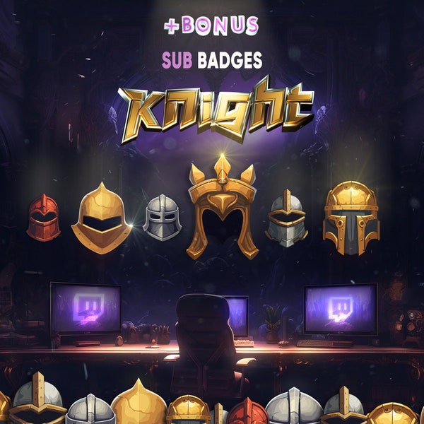 Knight Twitch Emotes - Etsy