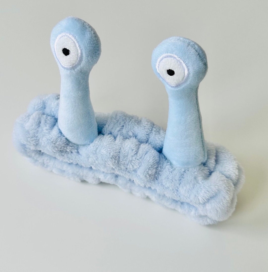 Blue Snail / Slug Headband - Make up Headband Cosmetic for Washing Face ...