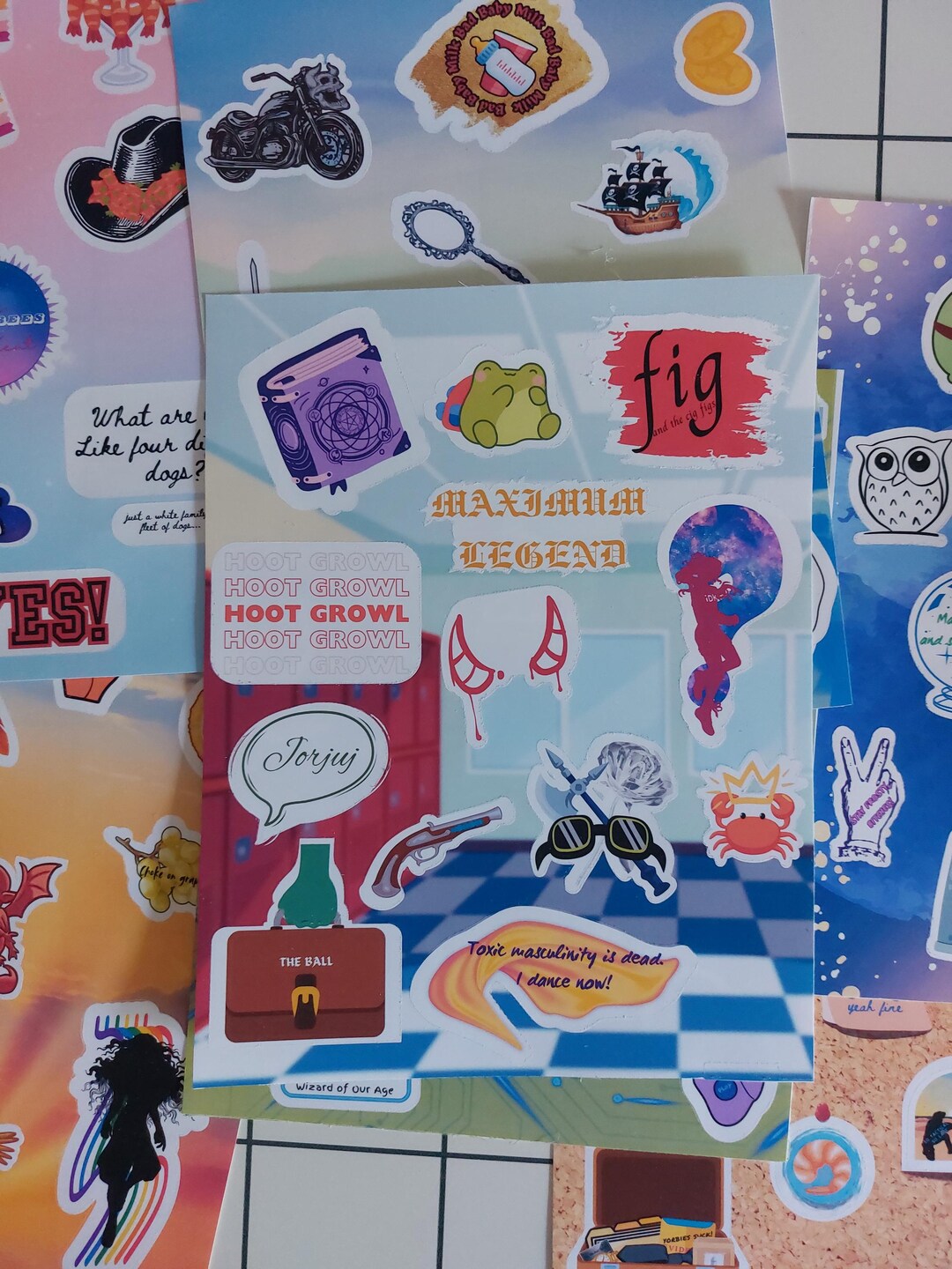 Fantasy High Stickers - Etsy
