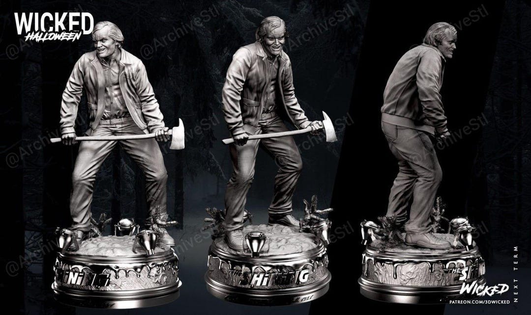 Wicked Jack Torrence Statue STL 3D FILE - Etsy