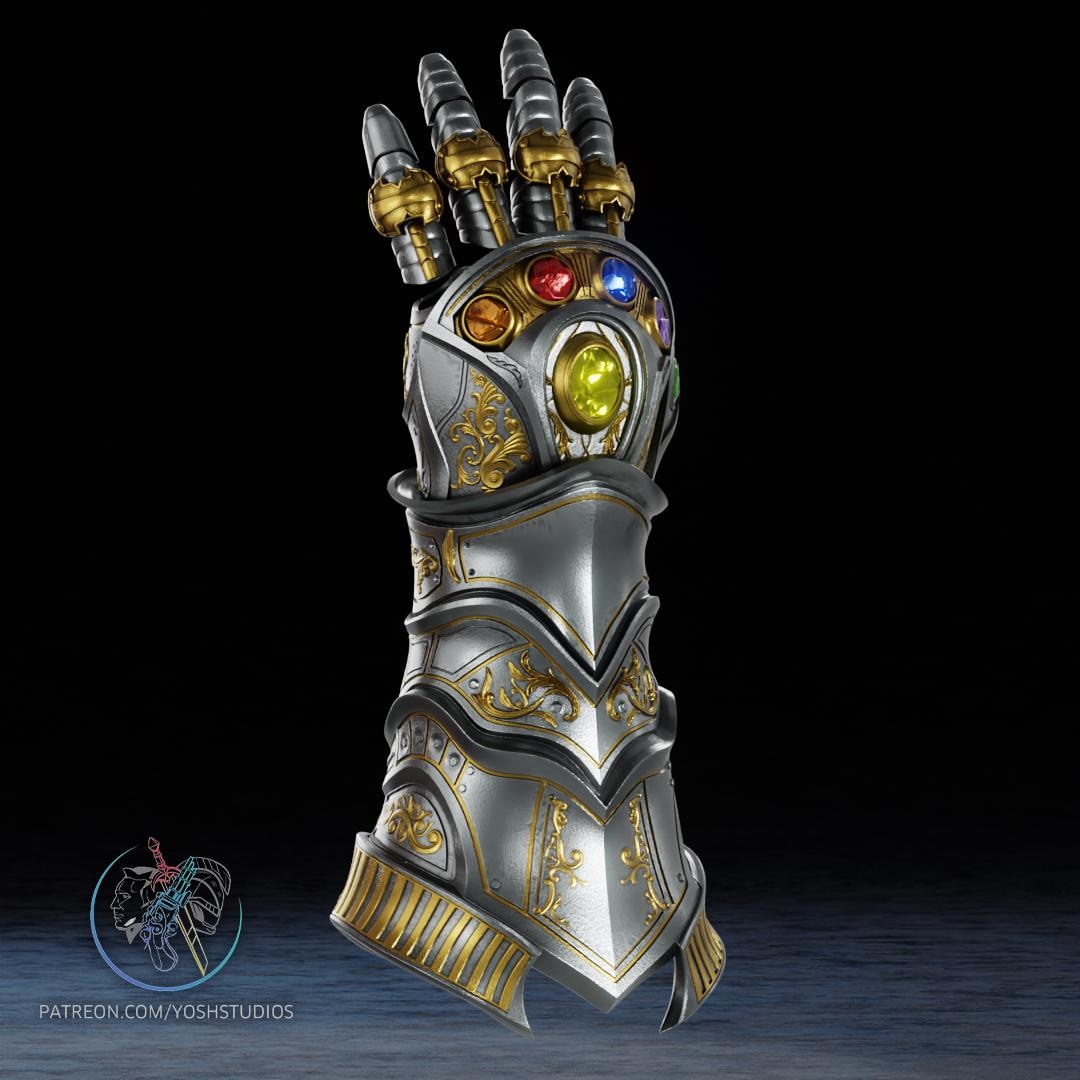 Dr. Doom Infinity Gauntlet 3D PRINTED PLA Unpainted Magnets Included - Etsy