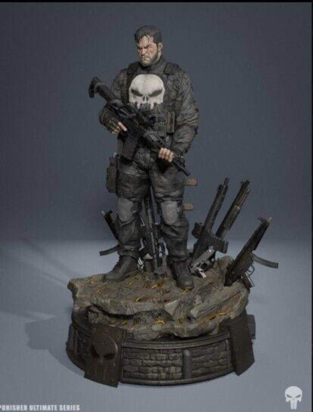 THE PUNISHER 3D Printed Resin Unpainted Unassembled KIT 1/10 - Etsy