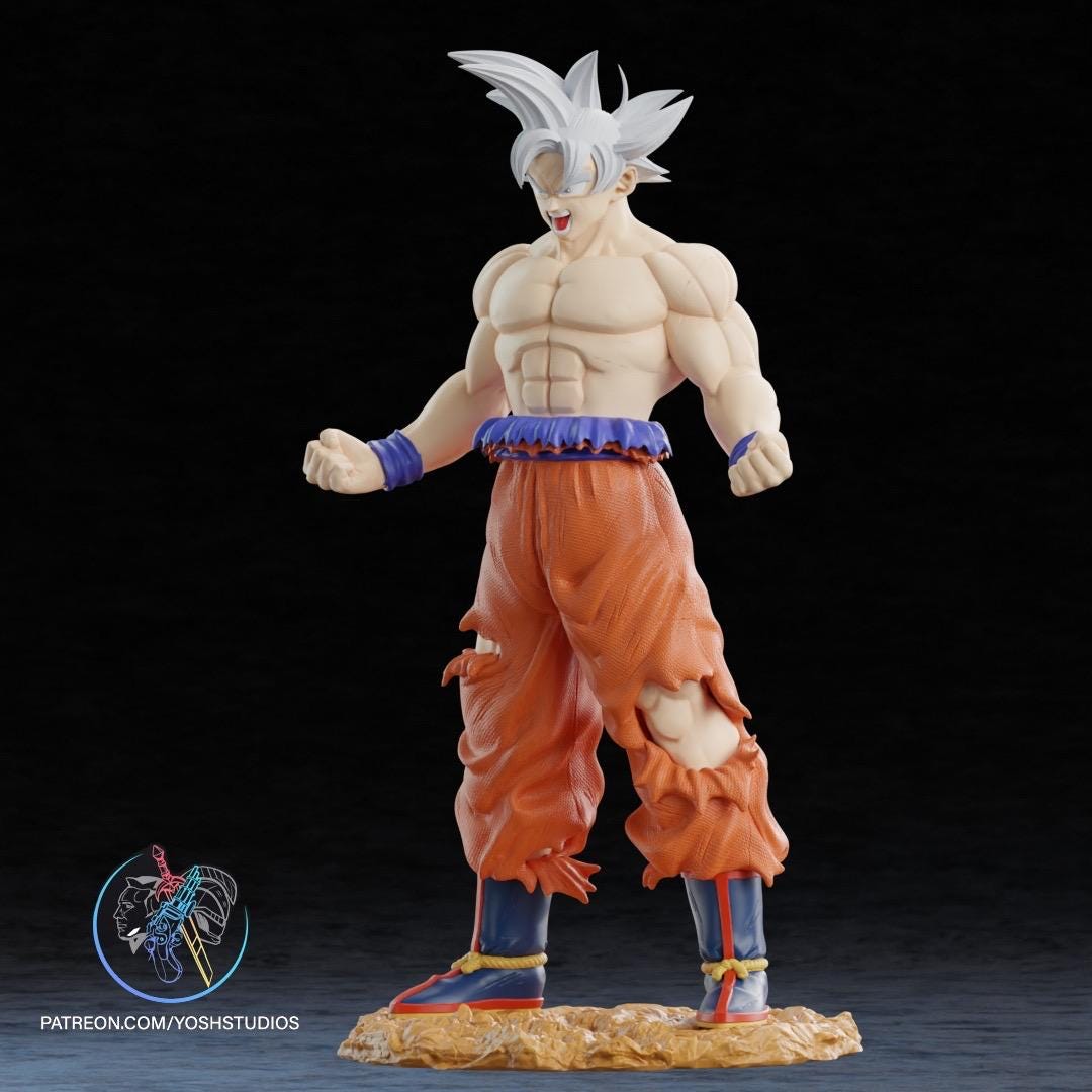GOKU LIFE SIZE 57 3D Printed in Pla 2-4 Month Project Dragonballz - Etsy