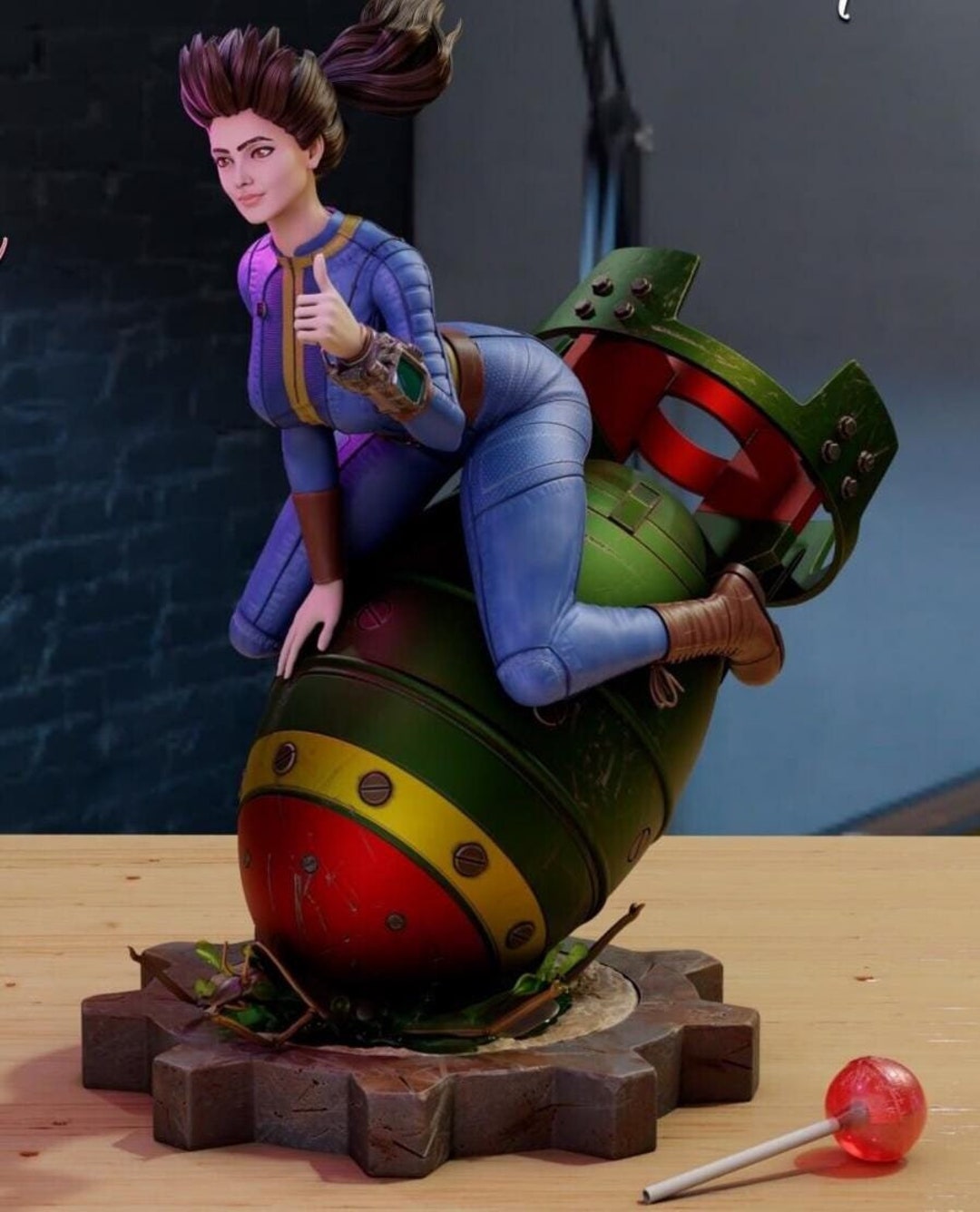 Lucy Fallout 3D Printed Pla Unpainted Unassembled KIT - Etsy