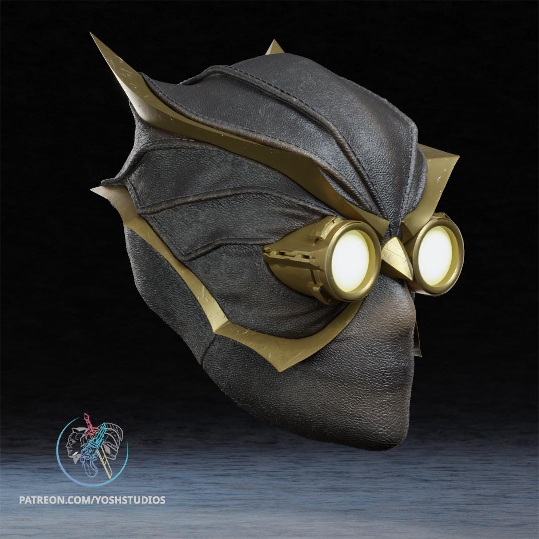 Batman Talon Mask 3D PRINTED PLA Magnets Included - Etsy