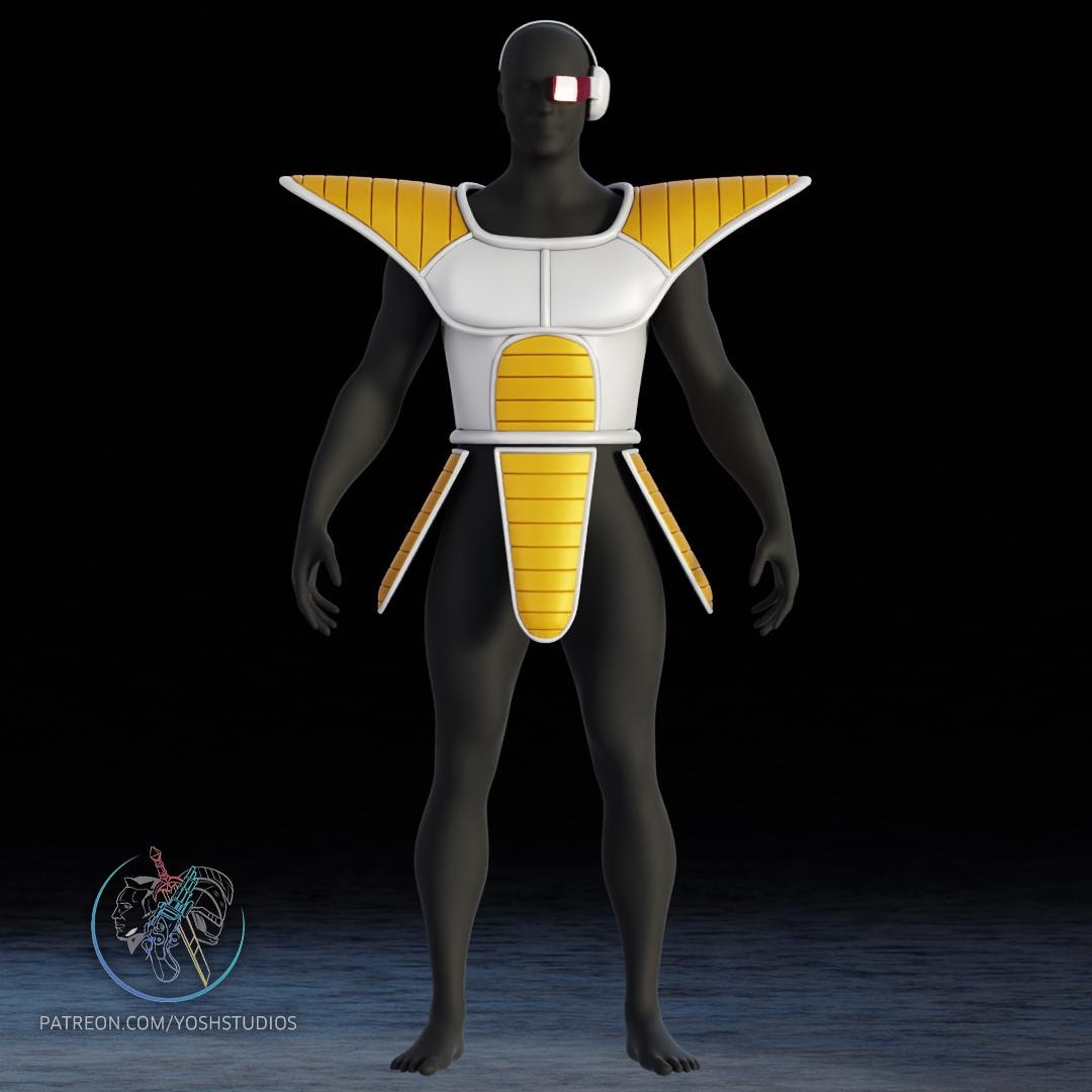 Saiyan Armor 3D PRINTED IN PLA Magnets Included - Etsy