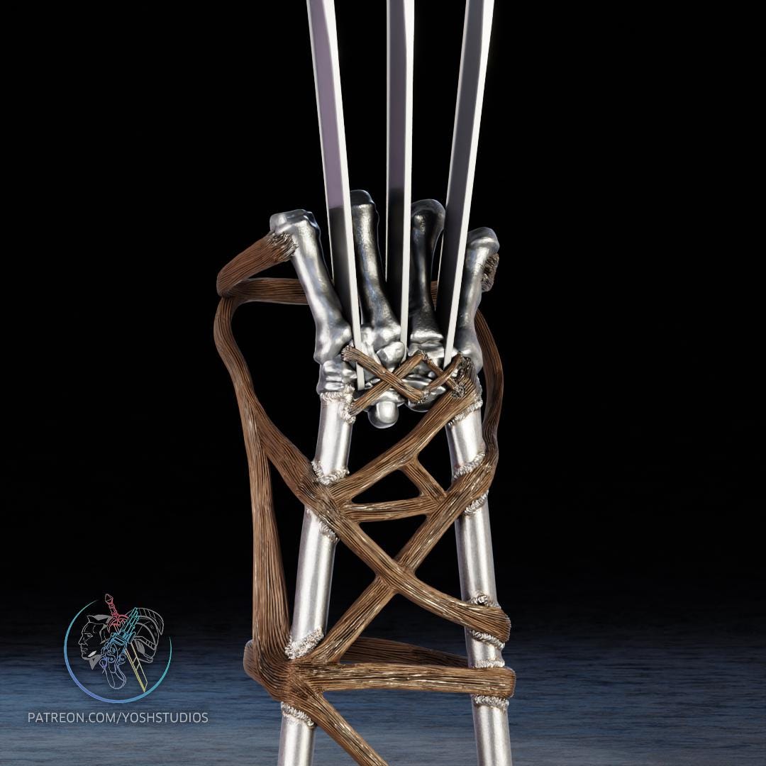 Deadpool Claws 3D Printed in Pla Magnets Included - Etsy