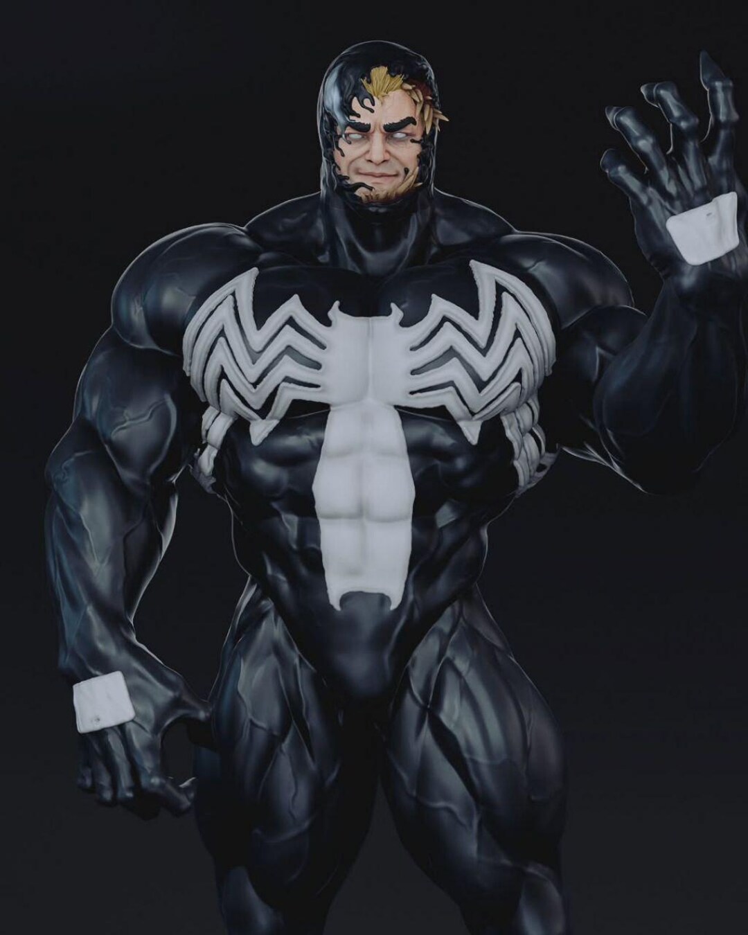 Venom Spiderverse Spider-man 3D Printed Resin Unpainted Unassembled KIT ...
