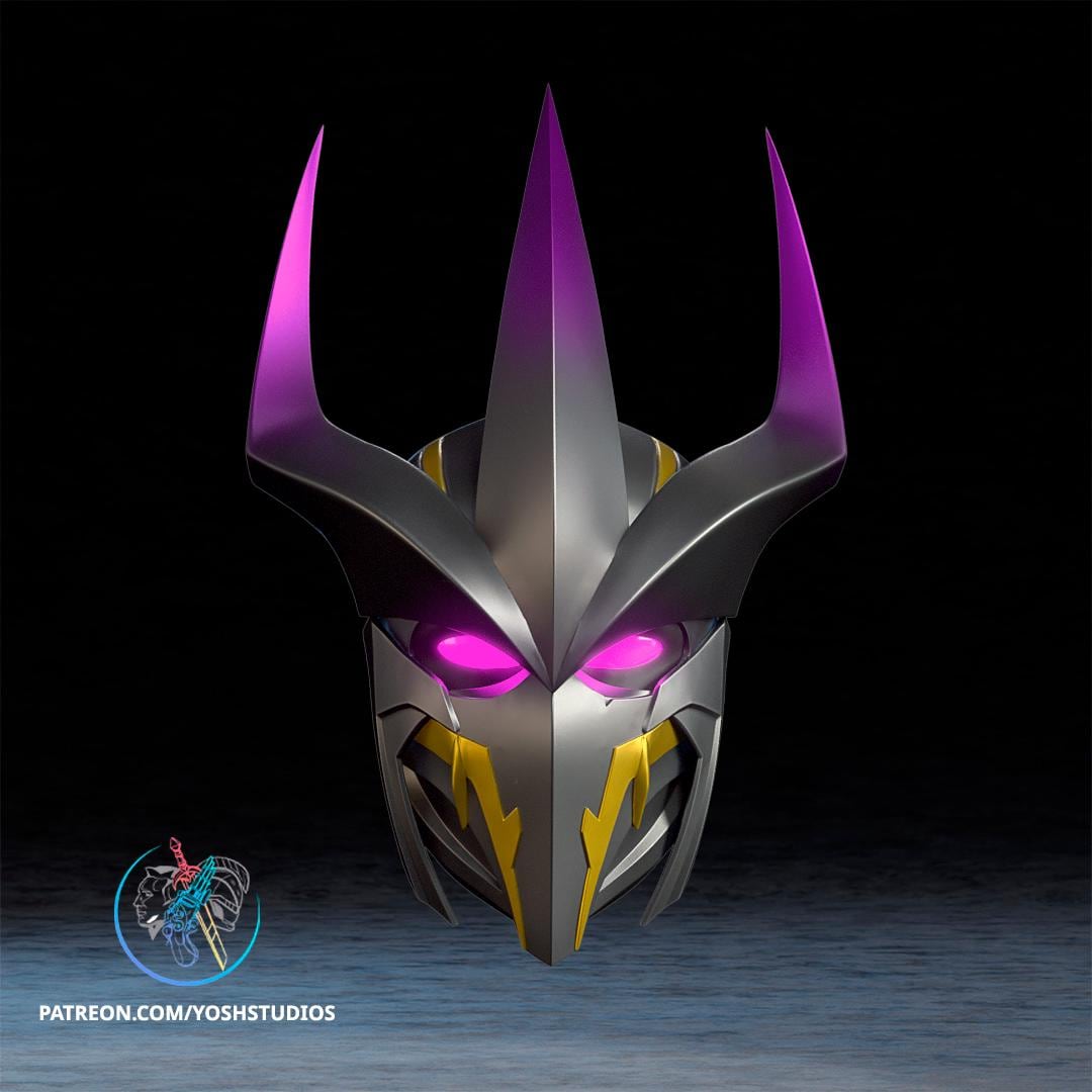 Super Shredder Mask 3D PRINTED PLA GREY Magnets Included - Etsy