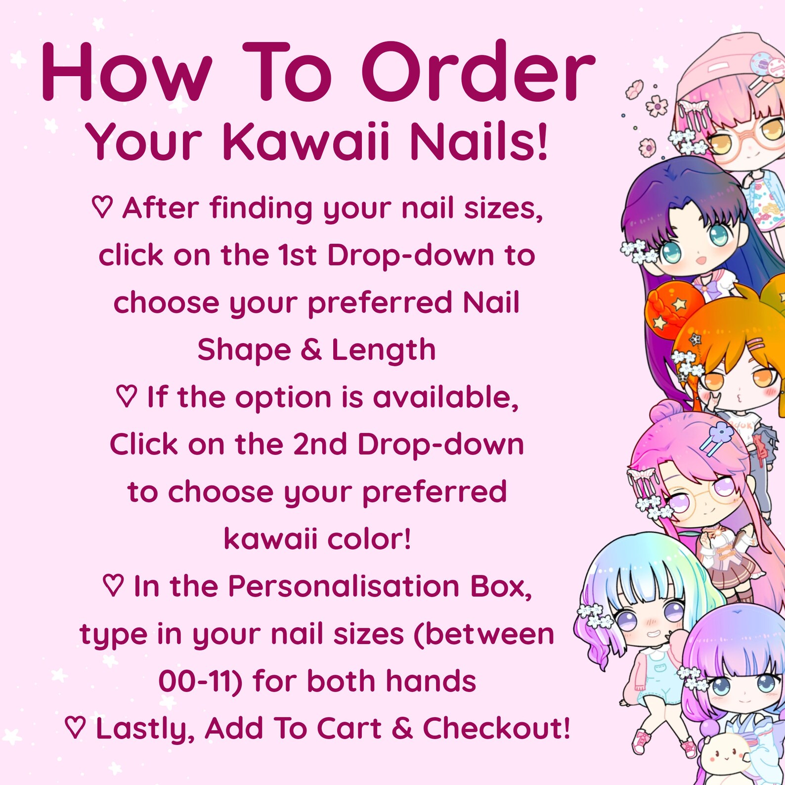 Luxury Press on Nails Dreamy Kawaii dreamy Symphony Women's Press on ...