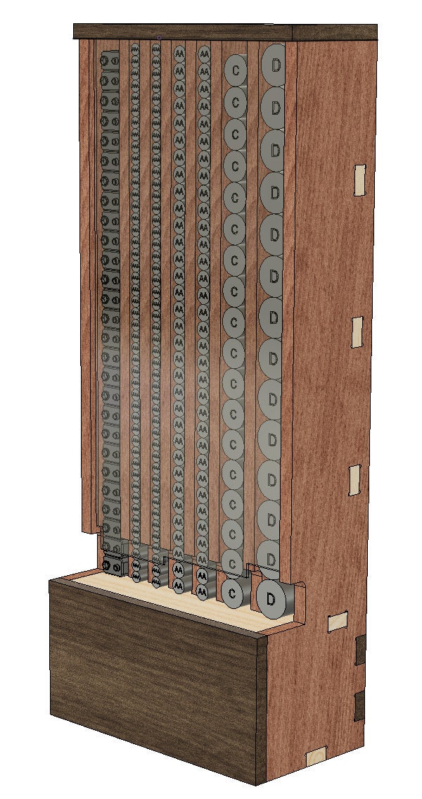 Fusion 360 Parametric Battery Dispenser Template, CNC Laser 3D Print - Etsy