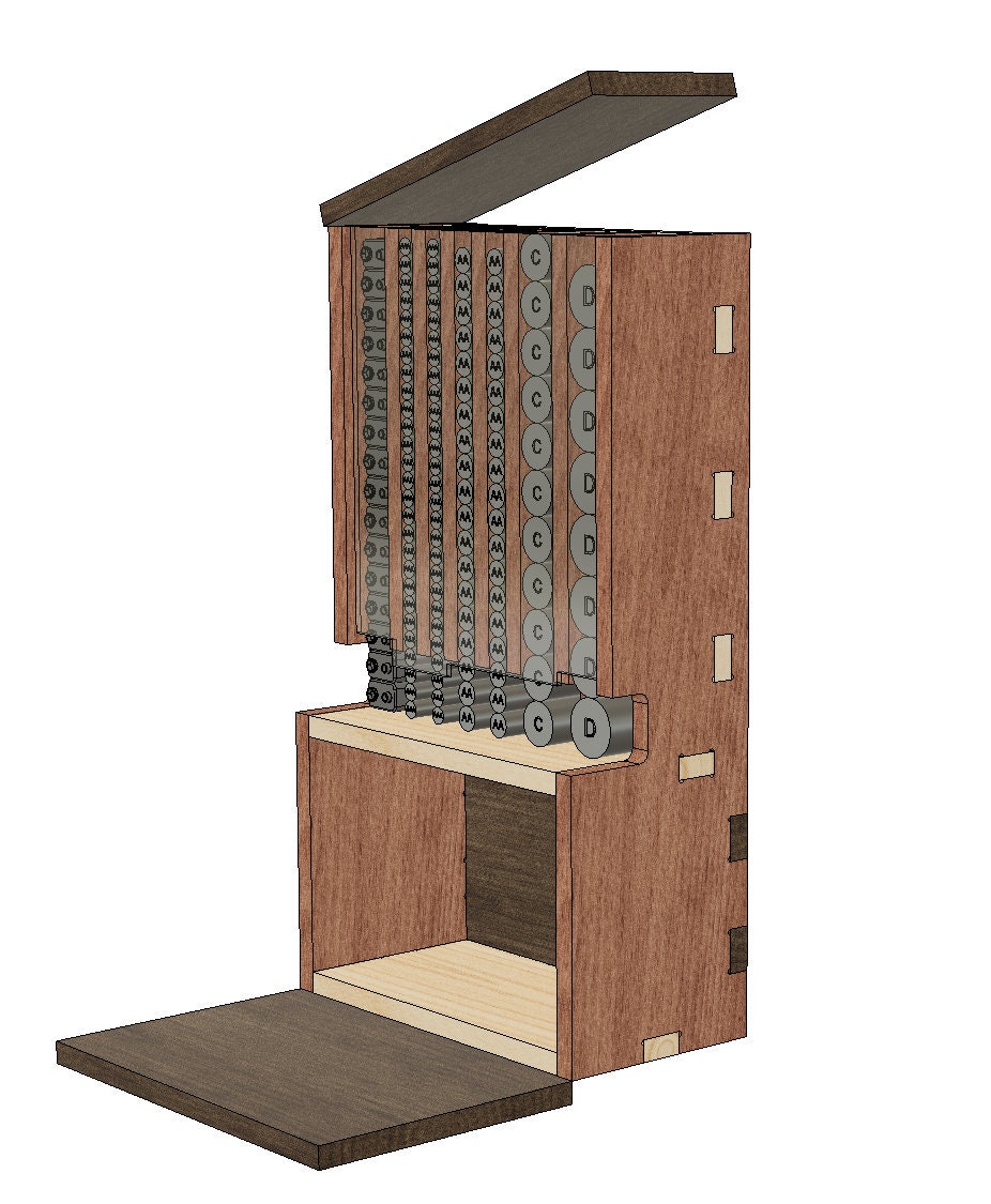 Fusion 360 Parametric Battery Dispenser Template, CNC Laser 3D Print - Etsy