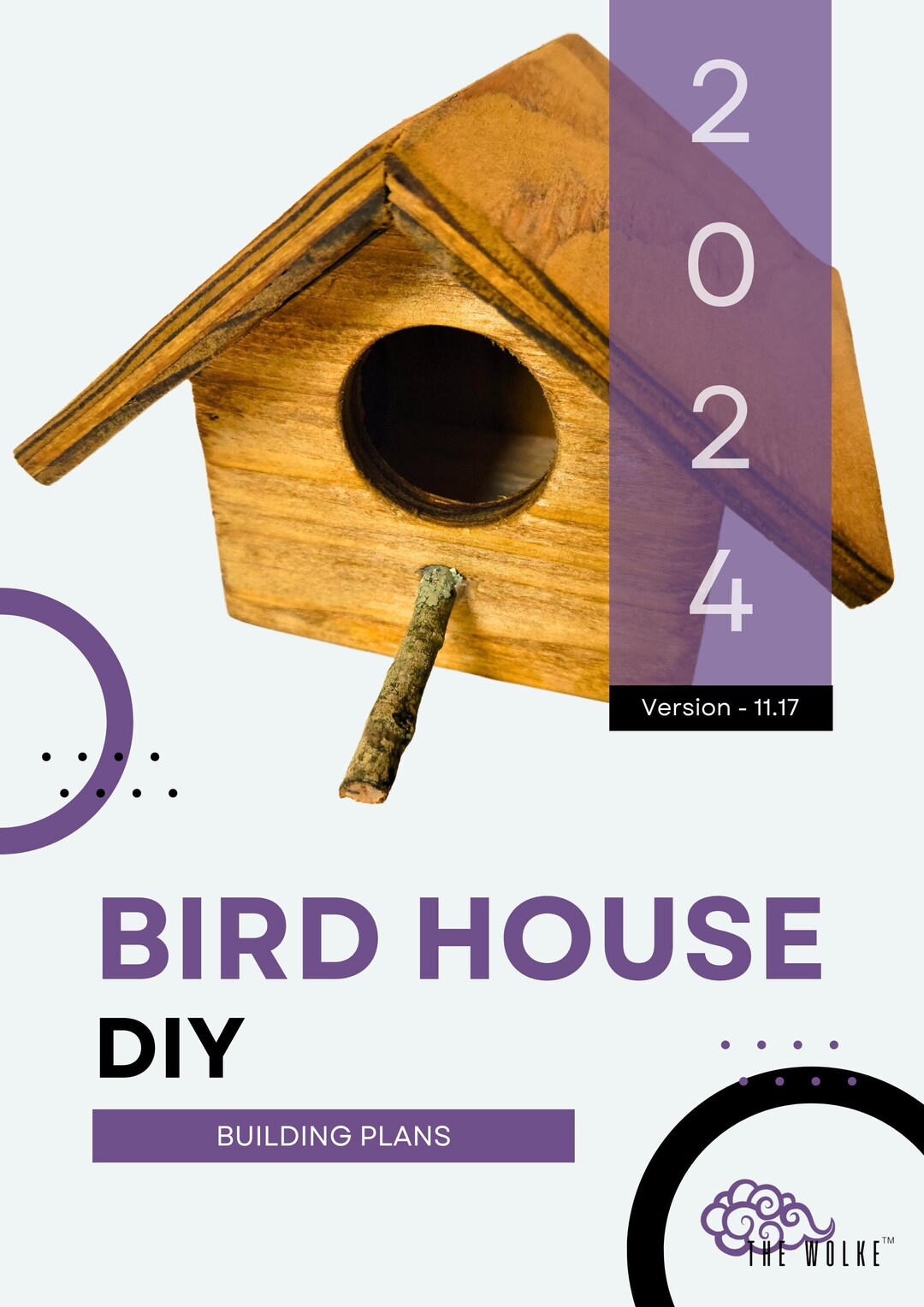 DIY Birdhouse Building Plan: Easy, Lightweight, Waterproof Birdhouse ...