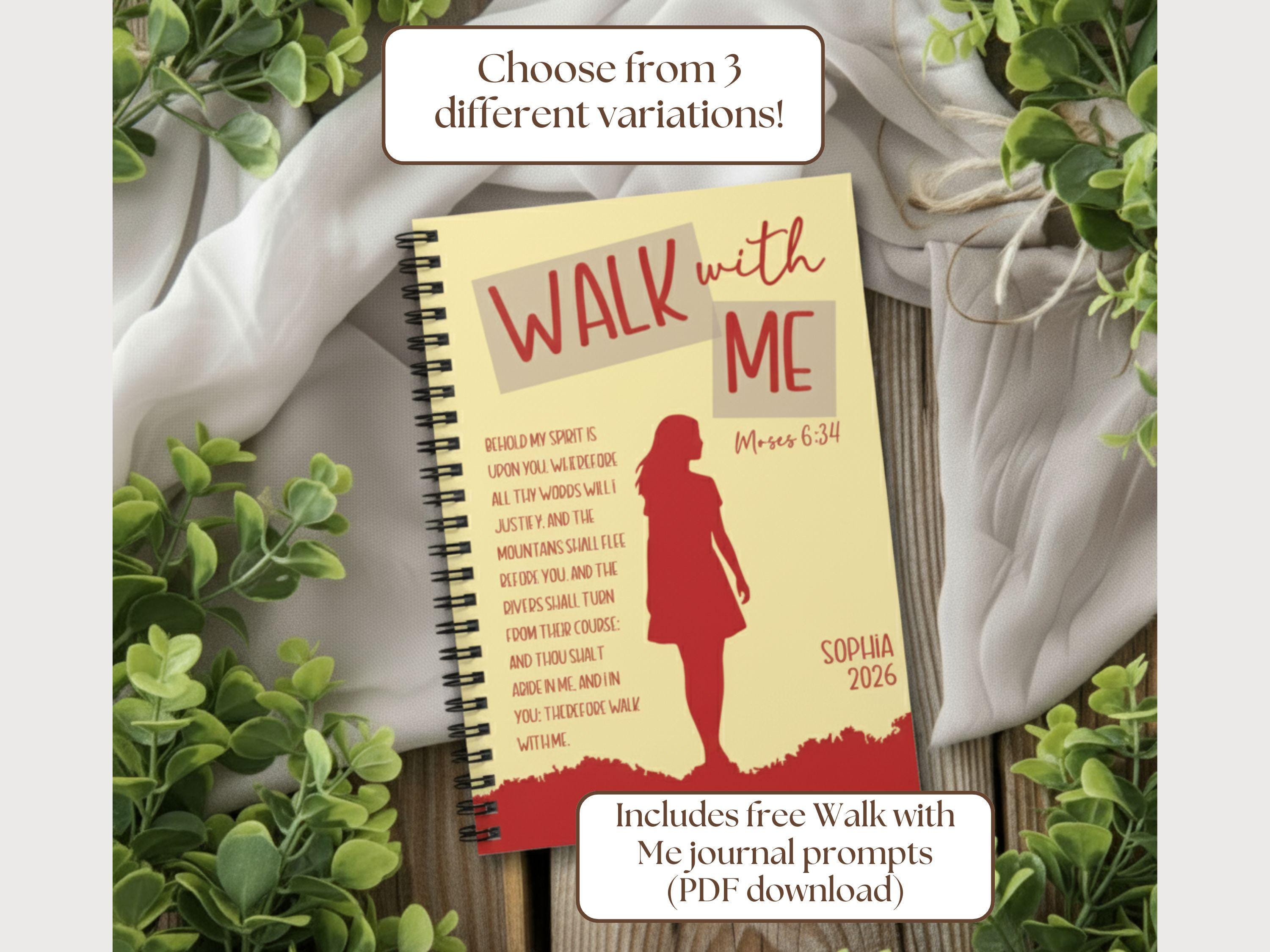 Customized Walk With Me 2026 LDS Youth Theme Scripture Journal Spiral ...