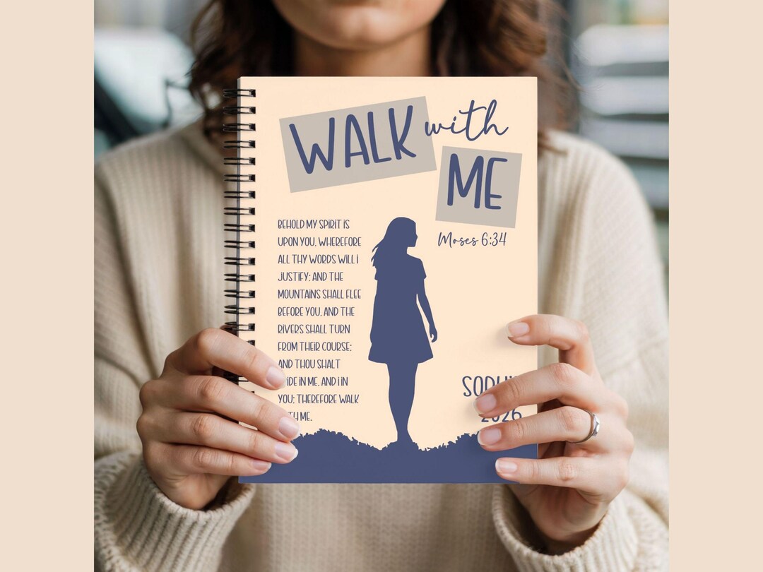 Customized Walk With Me 2026 LDS Youth Theme Scripture Journal Spiral ...