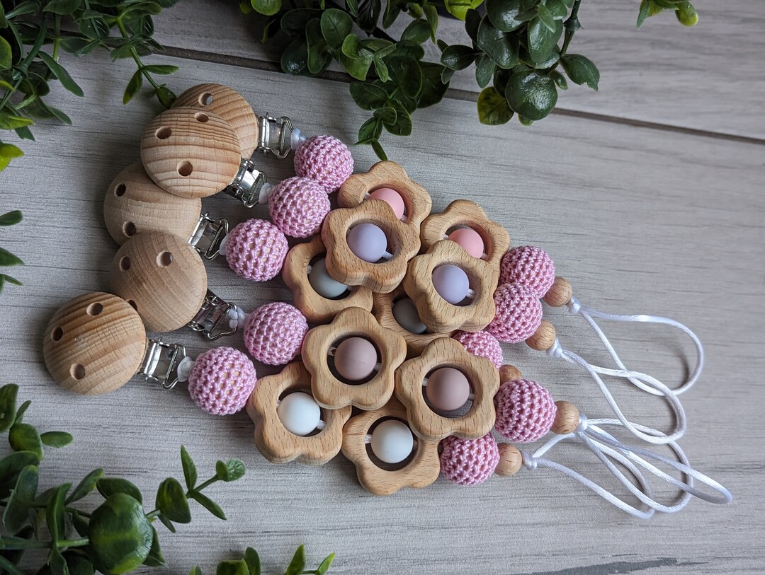 Wooden Dummyclip Personalised Dummy Clip Dummy Chain - Etsy