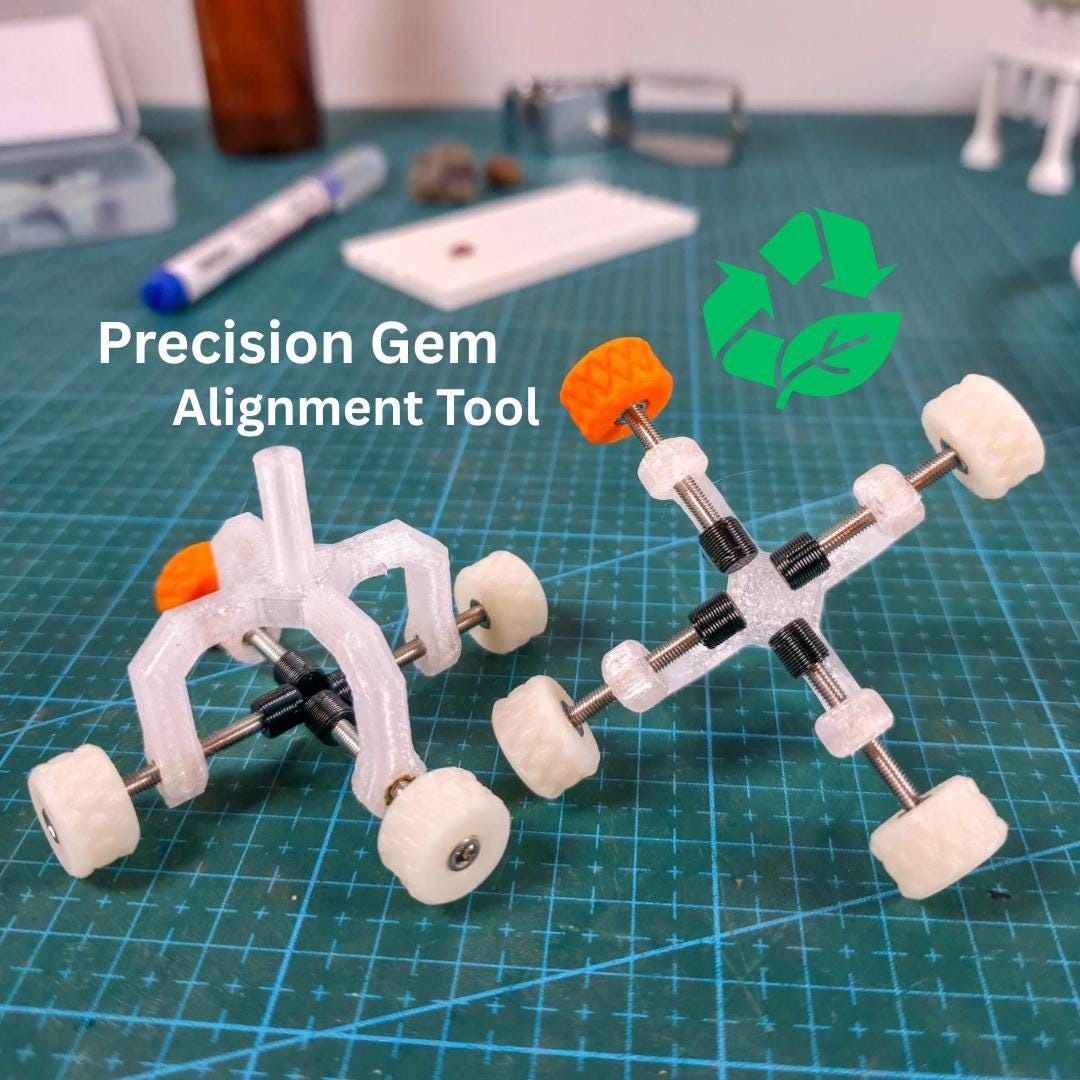 Gem Axis V3 Stone Centering Tool – Lapidary Alignment Jig for Faceting ...