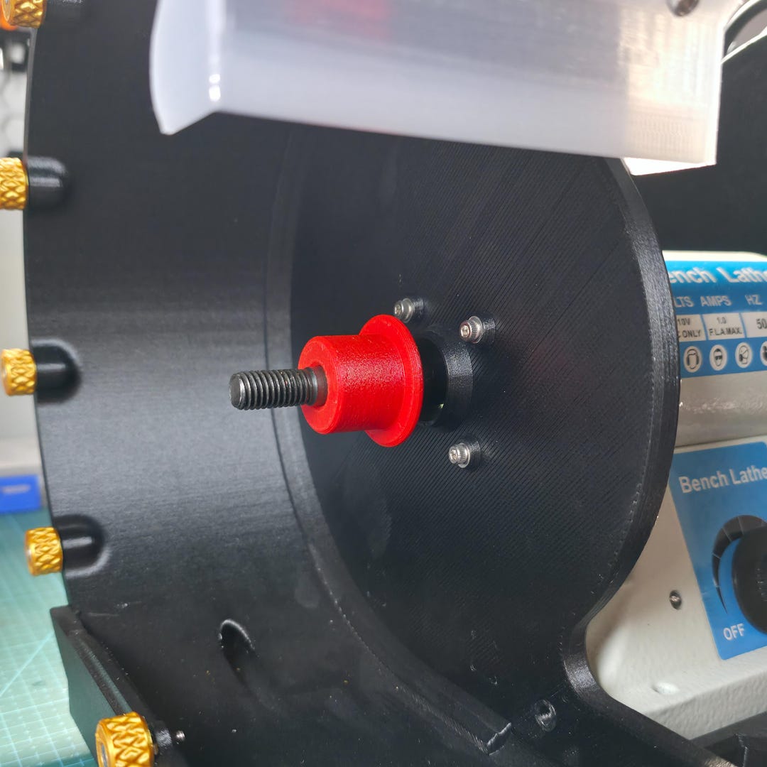 Bench Lathe Arbor Adapter: 10mm to 1" Wheel Converter - Lapidary ...