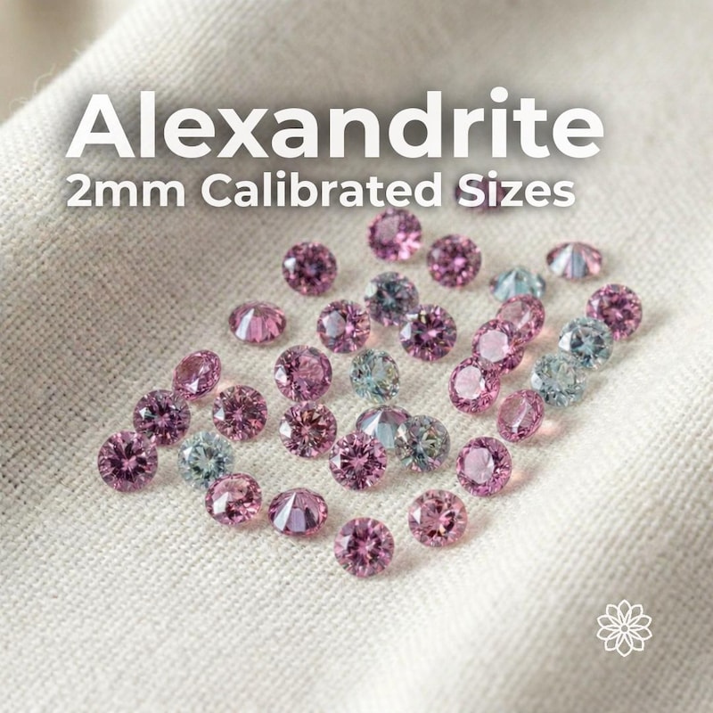 Alexandrite Halo Rings - Etsy