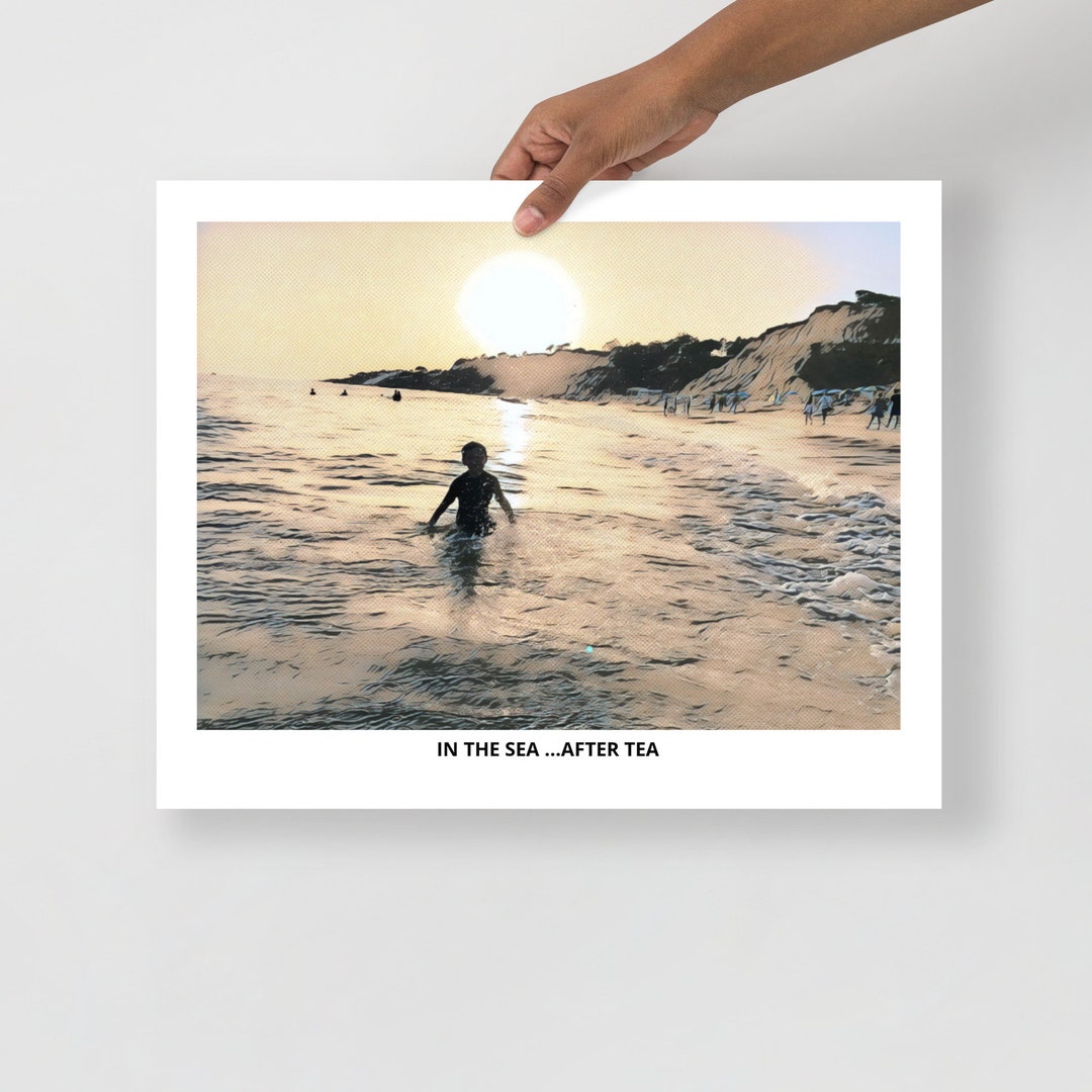 Poster - "in the Sea ...after Tea" - Original Artwork and Photography ...