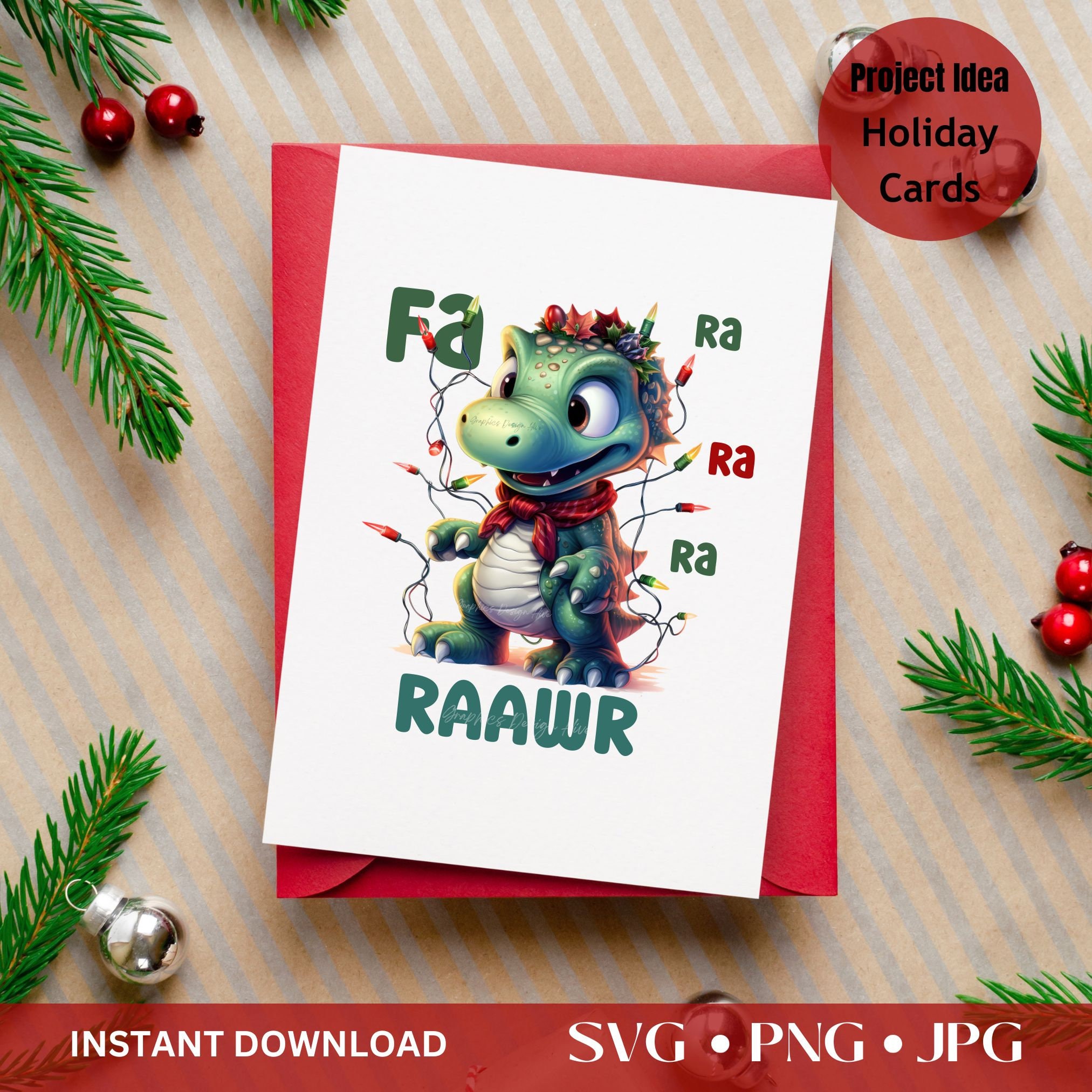 Dinosaur Christmas Png, Cute Dinosaur Png, Christmas Lights Png, Funny ...