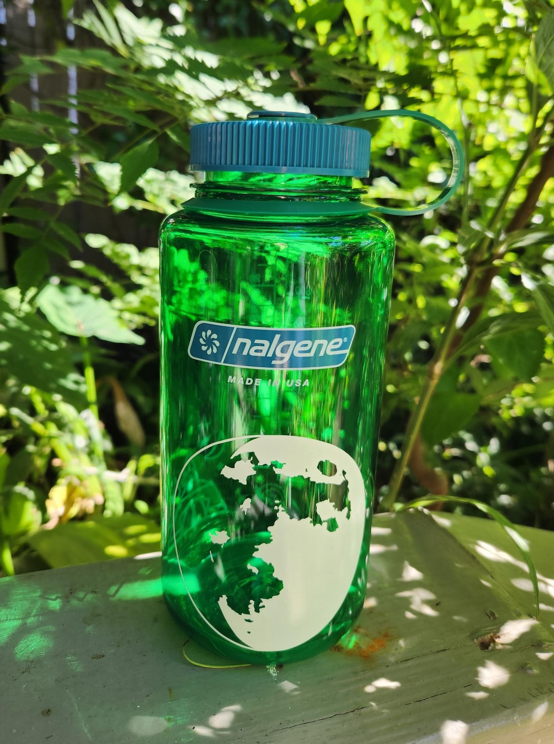 32 Oz. Nalgene Bottle W/glow-in-the-dark Moon Decal - Etsy