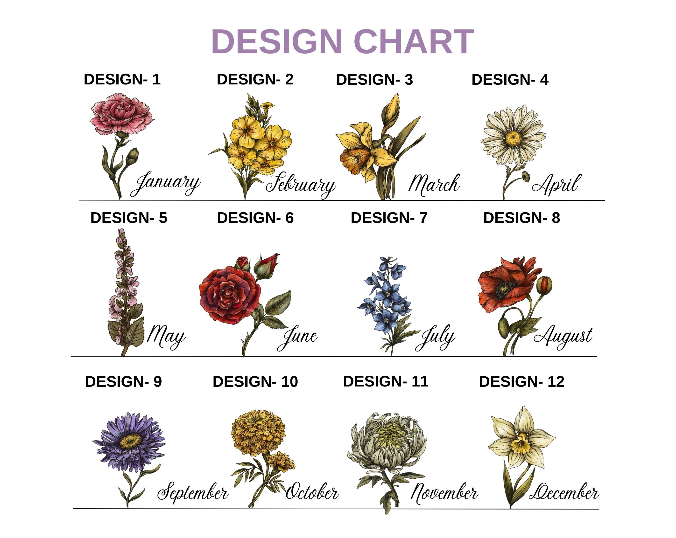 Personalized Birth Flower Name Travel Jewelry Box, Leather Jewelry ...